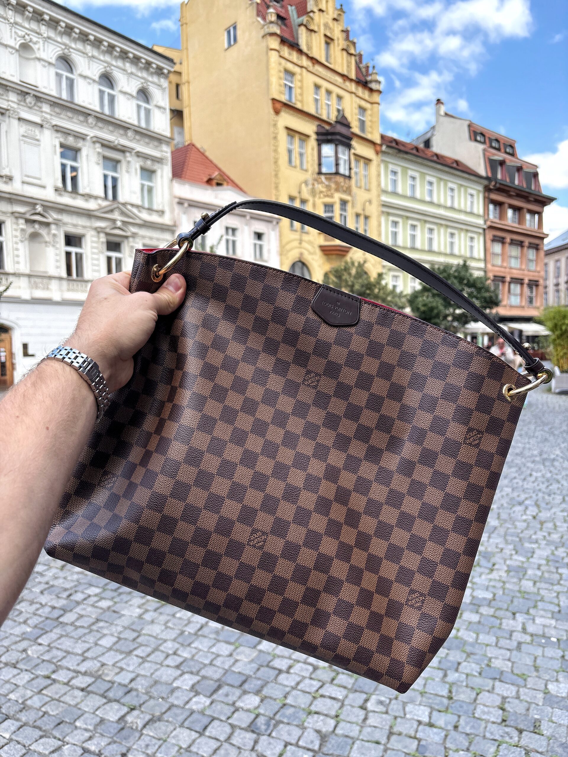 LOUIS VUITTON Graceful MM Damier Ebene 2021 | UNLIMITAGE