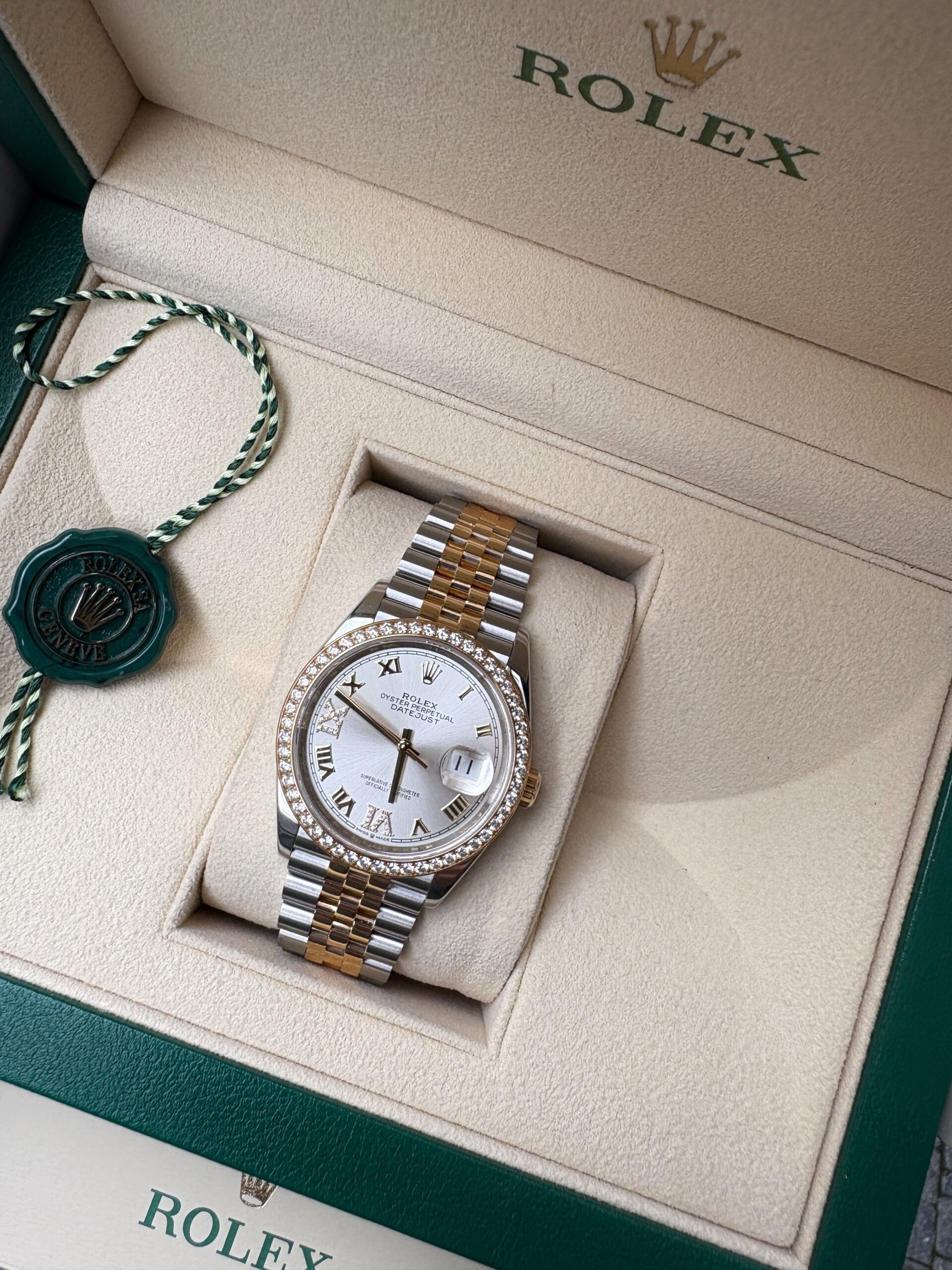 ROLEX Datejust 36 126283 RBR Bi-Color Diamonds | UNLIMITAGE